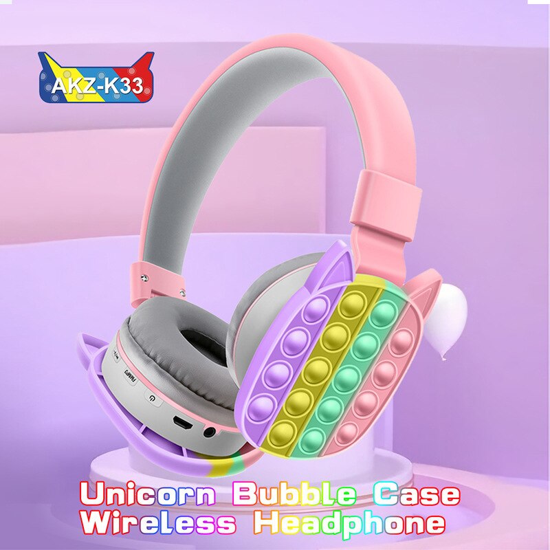 Pop Fidget Toy Head-mounted Cute Cat Ear Rainbow P... – Vicedeal