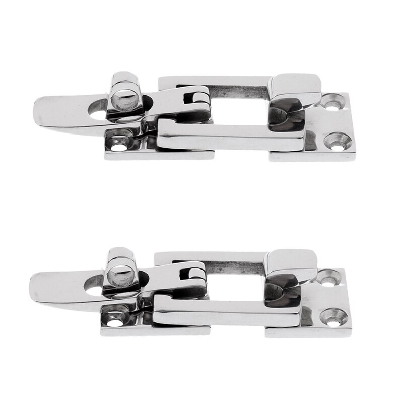 2Pcs 316 Stainless Steel Lockable Latch Marine Boa... – Grandado