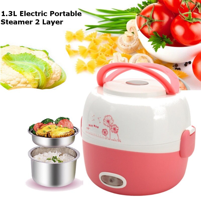 LSTACHi Portable Electric Rice Cooker 1.3L Insulat... – Grandado