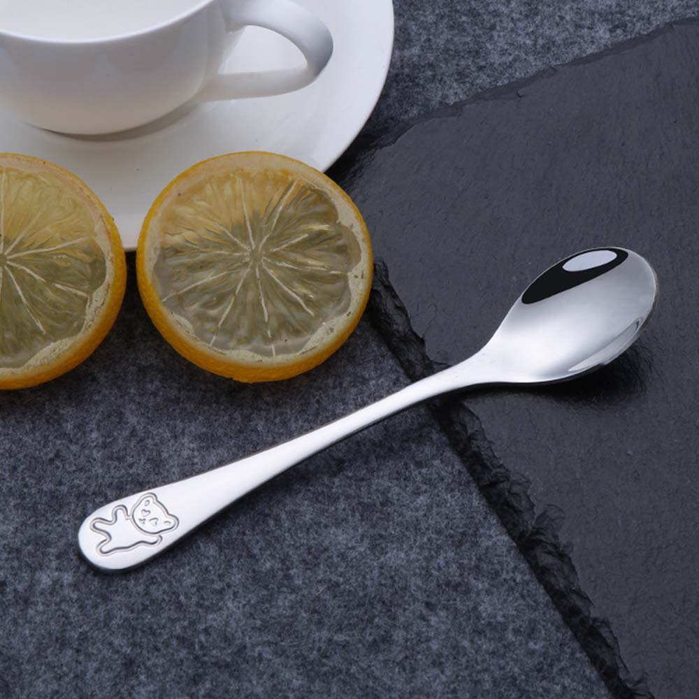 1Pcs Baby Dishes Stainless Steel Teaspoon Spoon Fo... – Vicedeal