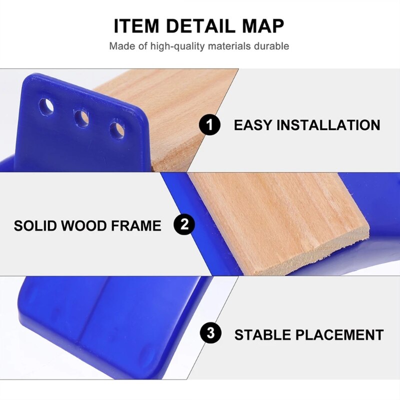 5Pcs Dove Rest Stand Hout Oppervlak Plastic Frame ... – Vicedeal