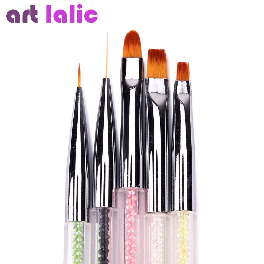 Artlalic 5pcs 2 Way Nail Art Brush Pen Puntjes Par... – Grandado