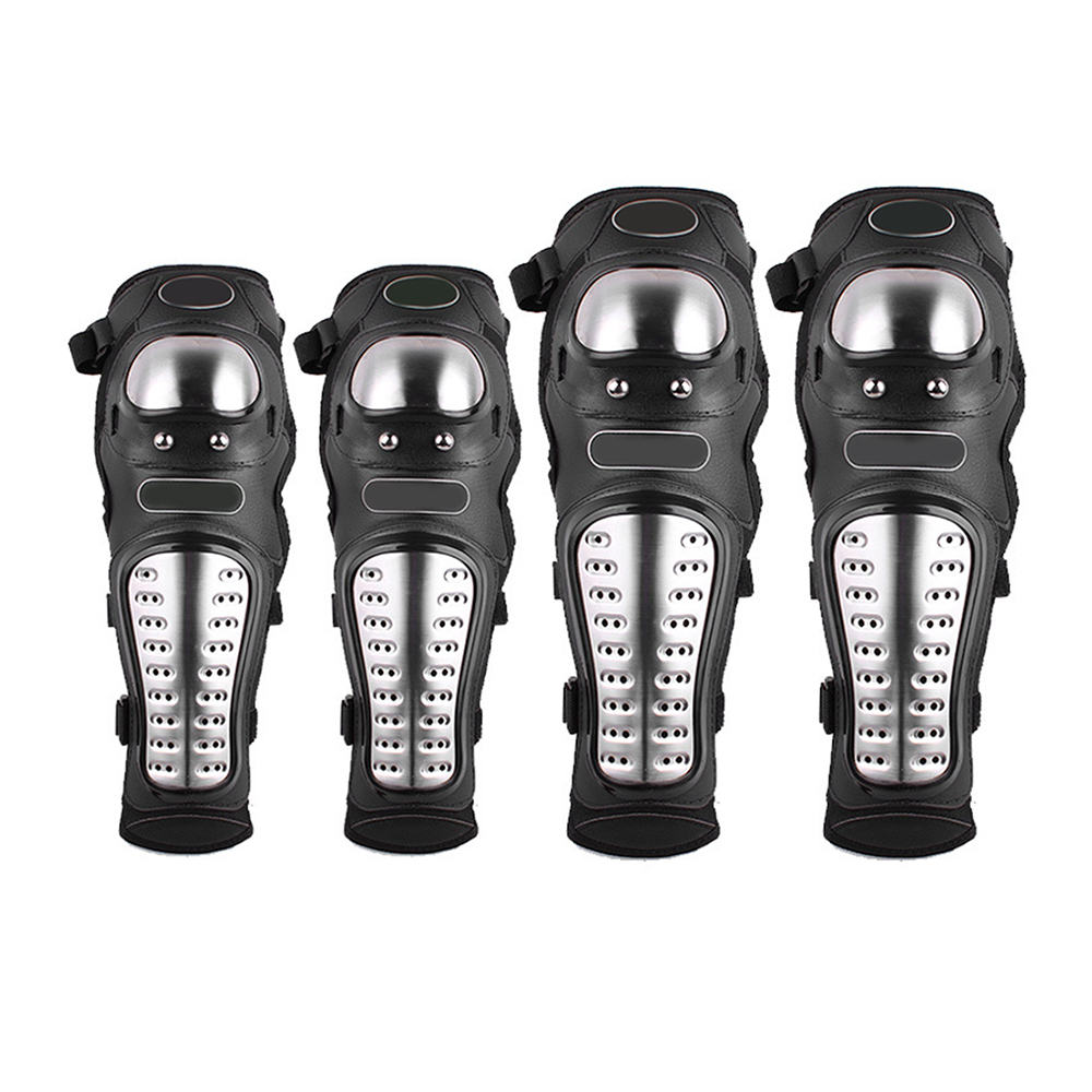 Hard Shell Motocross Knee Pads Set Brace Ondersteu... – Grandado