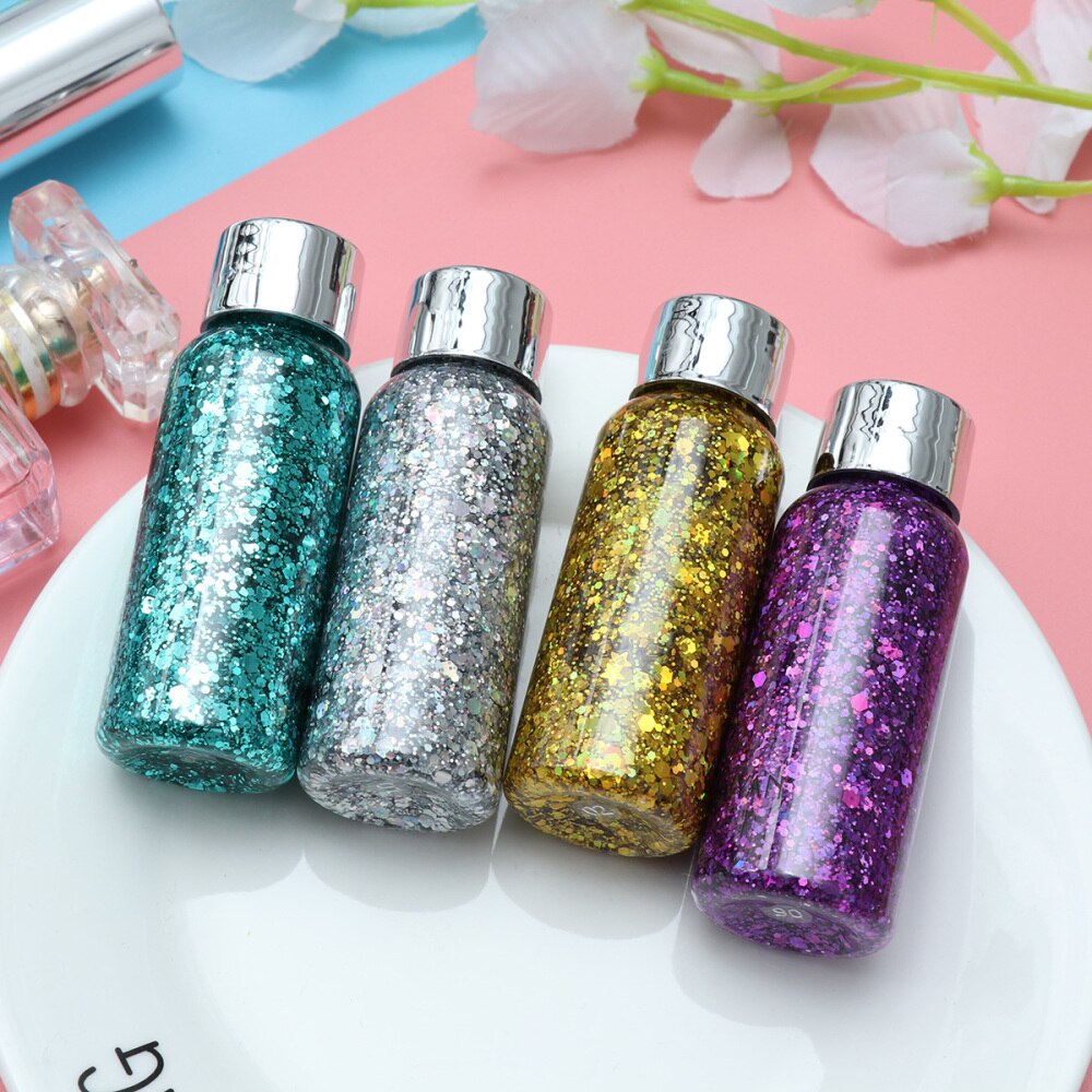 4 botellas de lentejuelas para decoración de fiest... – Grandado