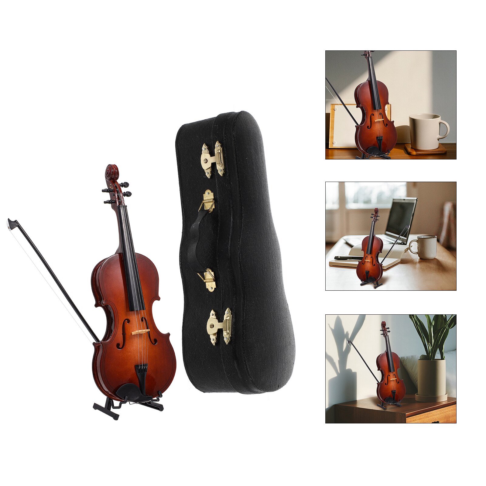 1 Set Violin Home Adornment 25cm Fiddle Photo Prop... – Vicedeal