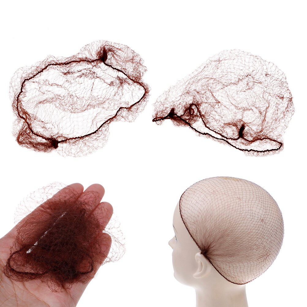 50/100Pcs Hair Nets Invisible Elastic Edge Mesh Ha... – Vicedeal