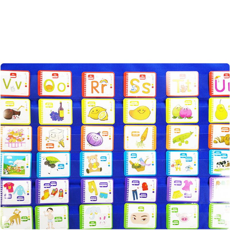 Classroom Pocket Chart With 6 Hooks Standards Dail... – Grandado