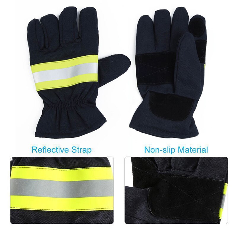Fireman Gloves Protection Heat-resistant Non-slip ... – Grandado