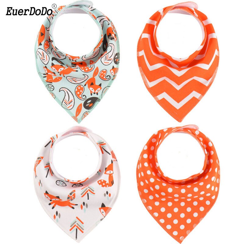 100% Katoen Slabbers 4 Stuks/partij Bib Burp Doek ... – Vicedeal