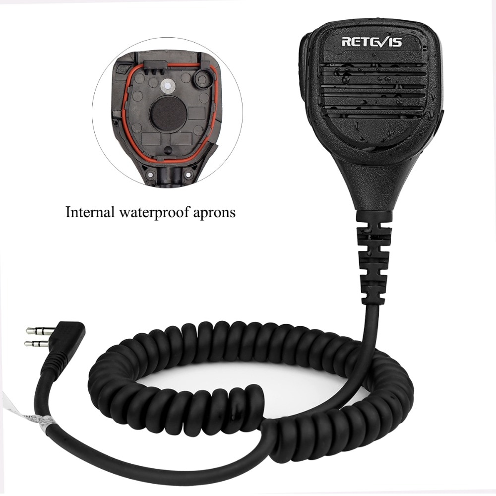 Retevis RS-112 IP54 Waterproof Remote Speaker Micr... – Grandado