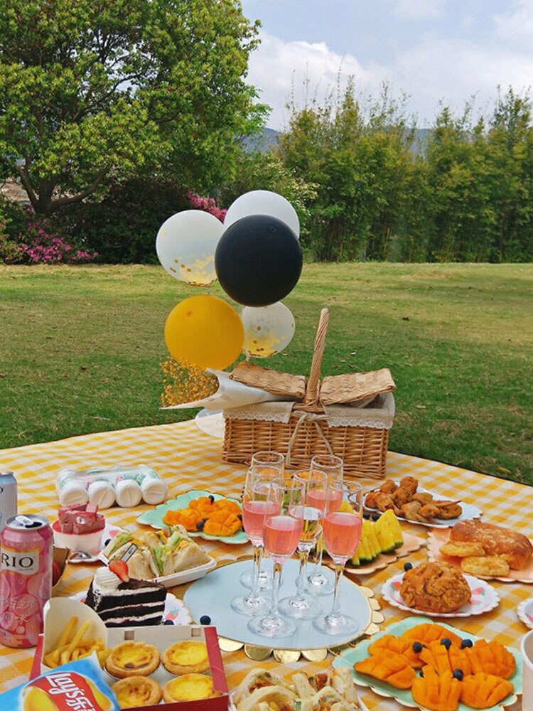 Woven Picnic Baskets Plant Rattan Willow Wicker Ca... – Grandado