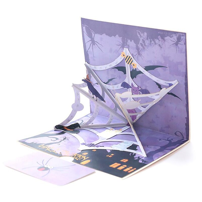 3D Handmade Horror Spider Paper Invitation Greetin... – Grandado