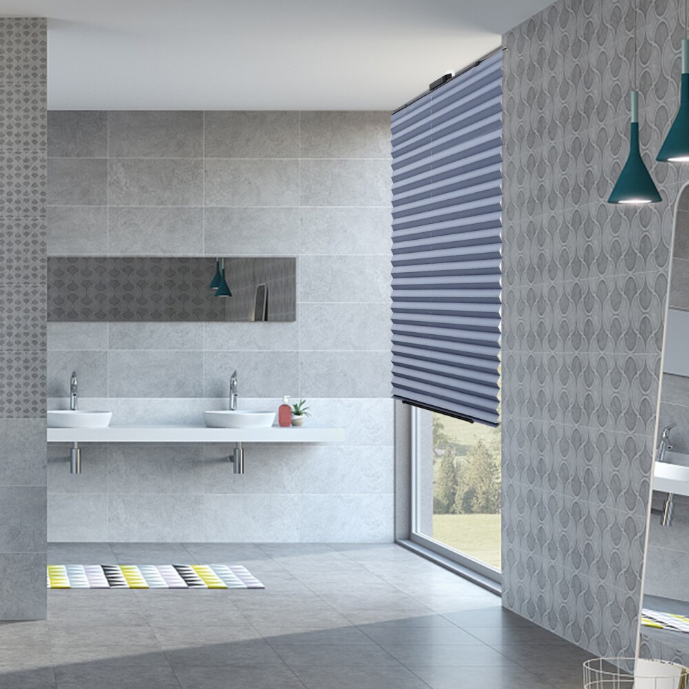 Home Simple Blackout Curtain Punch Free Pleated Cu... – Grandado