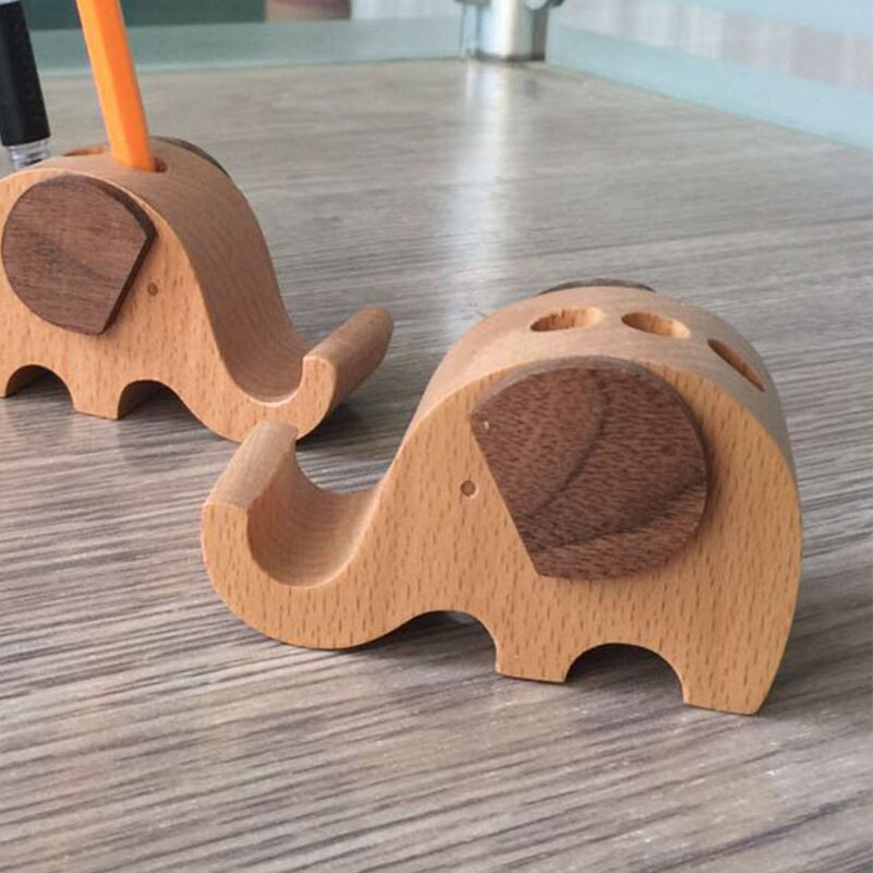 Holder for phone mobile phone bracket wooden carto... – Grandado