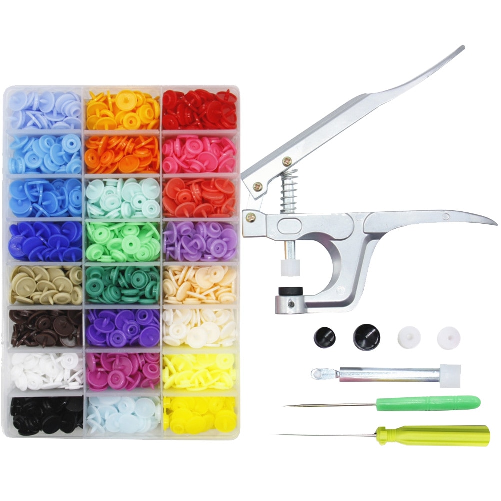 360 Pcs T5 Snap Poppers Plastic Knoppen Kit Profes... – Grandado