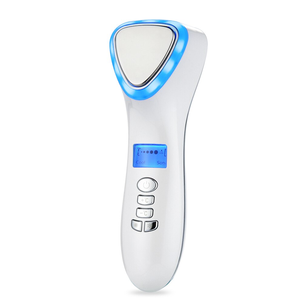 LED Face Lifting Facial Massager Ultrasonic Cryoth... – Vicedeal