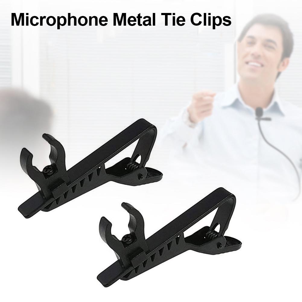2 Pcs Universal Lavalier Microfoon Clips Plastic R... – Vicedeal