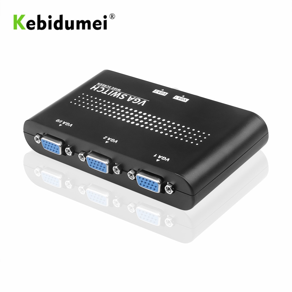 Kebidumei 2 In 1 Heraus 2 Port VGA/SVGA Manuelle S... – Vicedeal