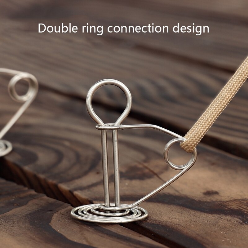 27RD 10 Pack Tent Stakes Awning Anchor with Spring... – Grandado