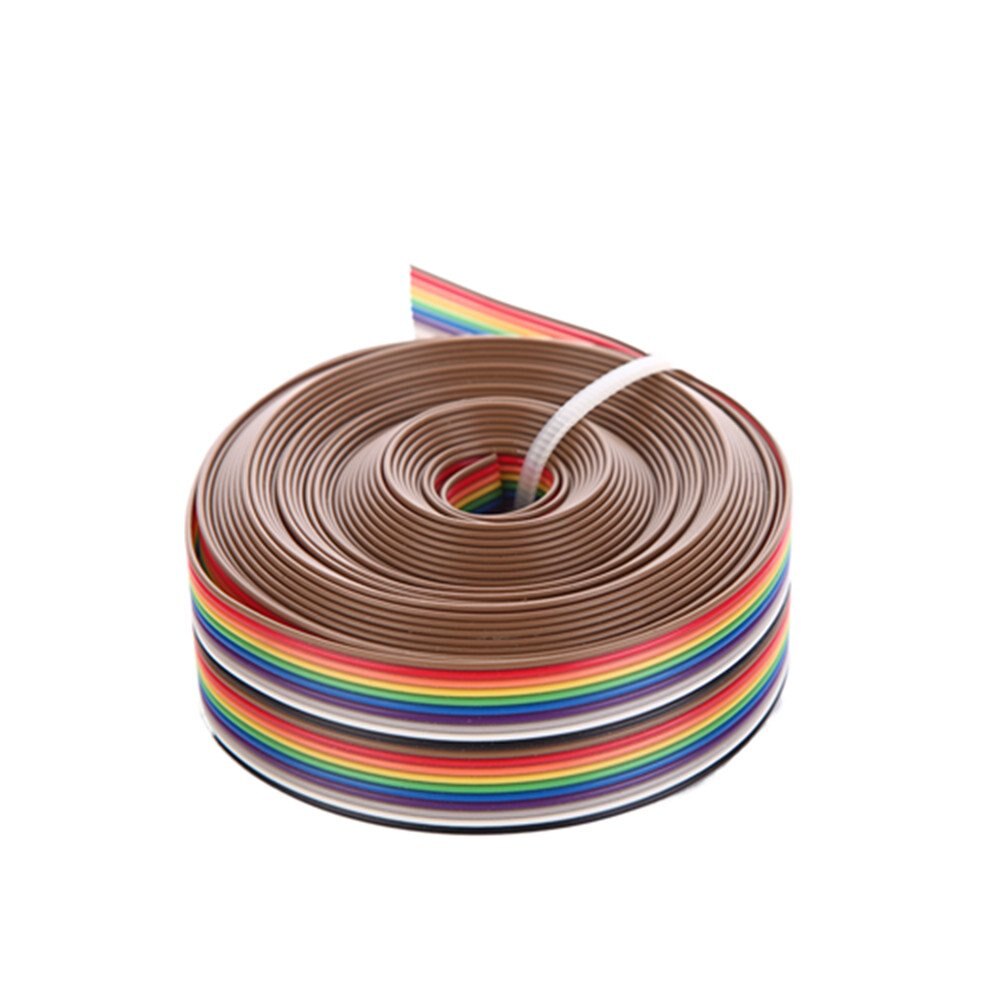 5M 1.27mm 20P DuPont Cable Rainbow Flat Line Suppo... – Grandado