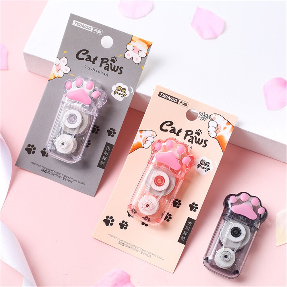 Cute Cartoon Cat Correction Tape Kawaii Stationery... – Vicedeal