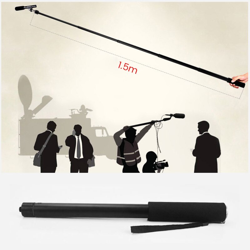 Microfoon Boom Pole Extensible Micro Mic Standhoud... – Grandado