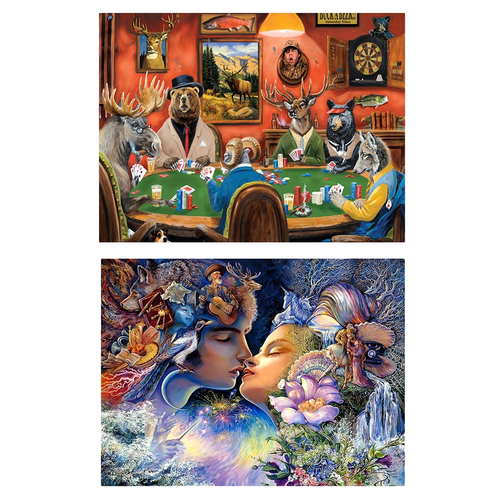 DIY 2000-piece Jigsaw Puzzle Painted Animals Puzzl... – Vicedeal