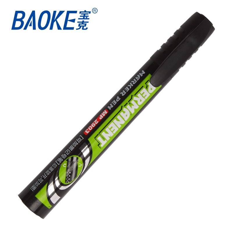 BAOKE Red Black Whiteboard Marker Waterproof Alcoh... – Grandado