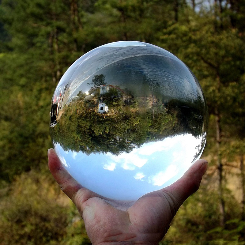 80mm Lensball Crystal Ball Clear Glass Photography... – Grandado