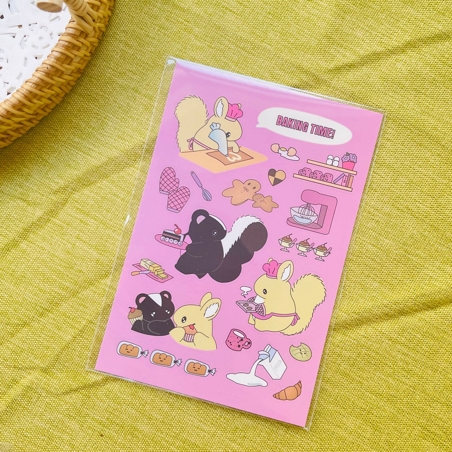 Cute Korea Cloud Flower Bunny Sticker DIY Scrapboo... – Grandado