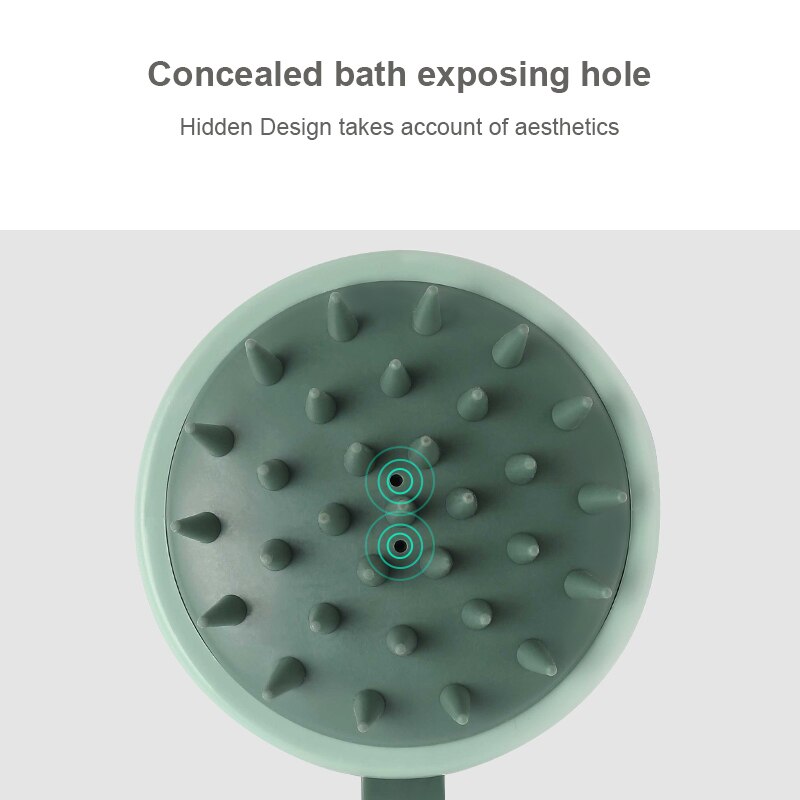 Siliconen Hoofd Body Hoofdhuid Massage Borstel Kam... – Grandado