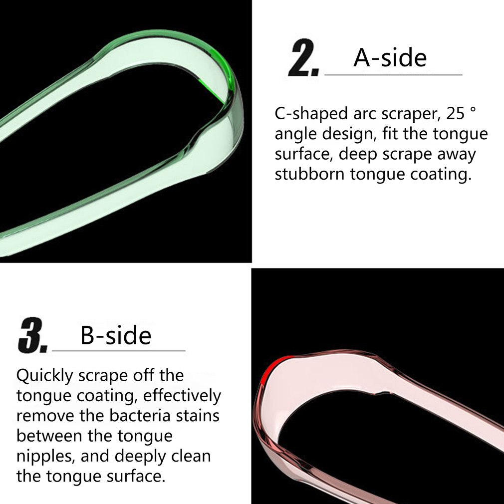 Adult Tongue Cleaner Tongue Scraper Remove Bad Bre... – Grandado