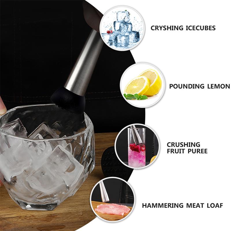 1 Set 2 Pcs Stainless Steel Ice Hammers Cocktail M... – Vicedeal