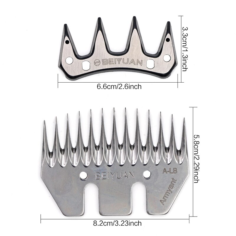 13 Teeth Straight/elbow Livestock Sheep Goats Shea... – Grandado