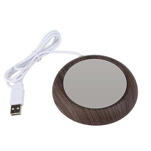 Protable Wood Grain USB Heating Cup Warmer USB Hea... – Vicedeal