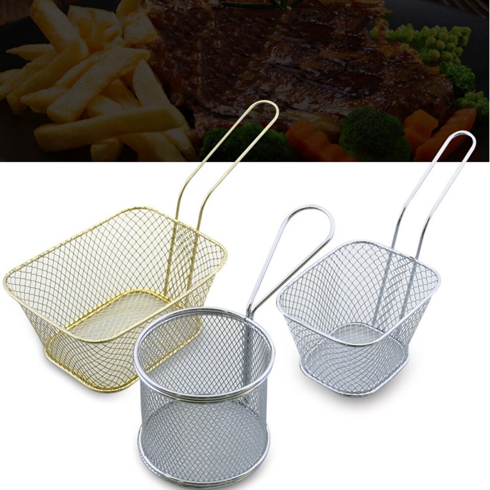 Portable Chips Mini Fry Basket Strainer Fryer Chef... – Vicedeal