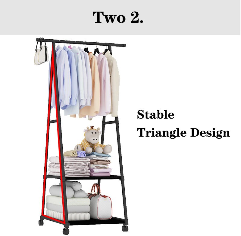 Multi-function Triangle Coat Rack Removable Bedroo... – Grandado