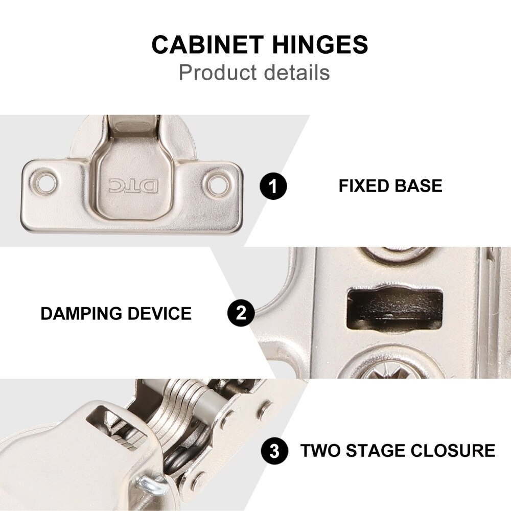 10 Pcs Hydraulic Hinge Buffer Damper Cabinet Hinge... – Grandado