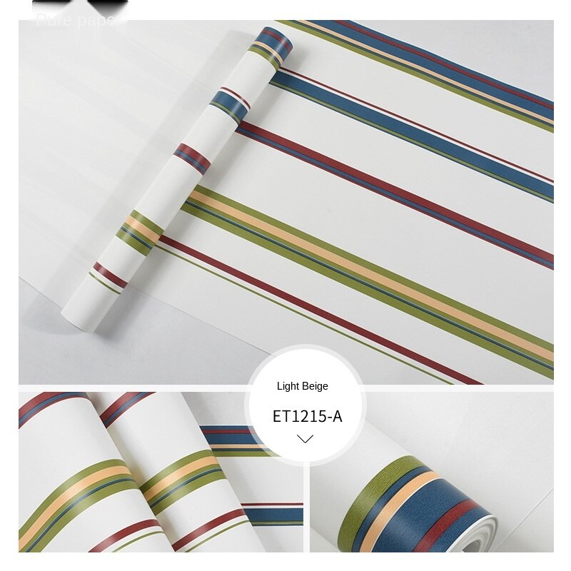 Mediterrane Britse Blauwe Kleur Verticale Strepen ... – Grandado