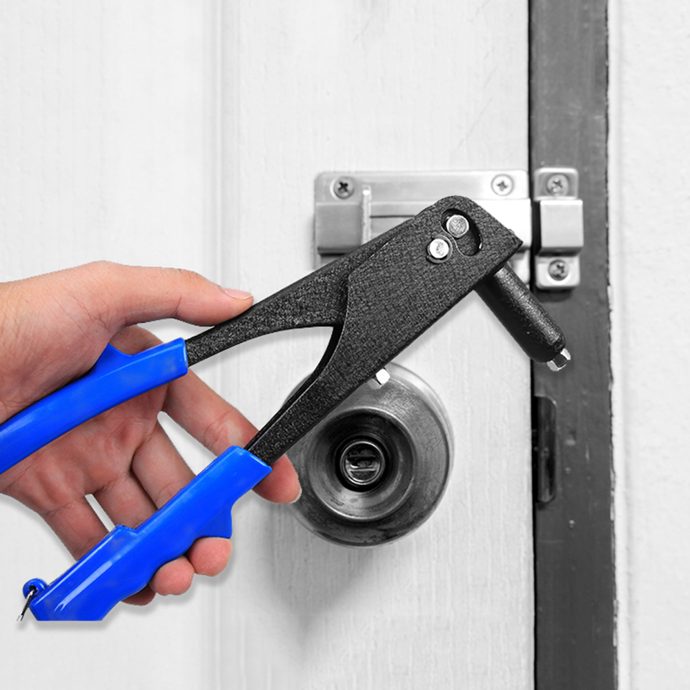 Rivet Gun Kit Heavy Duty Single Hand Manual Rivete... – Vicedeal