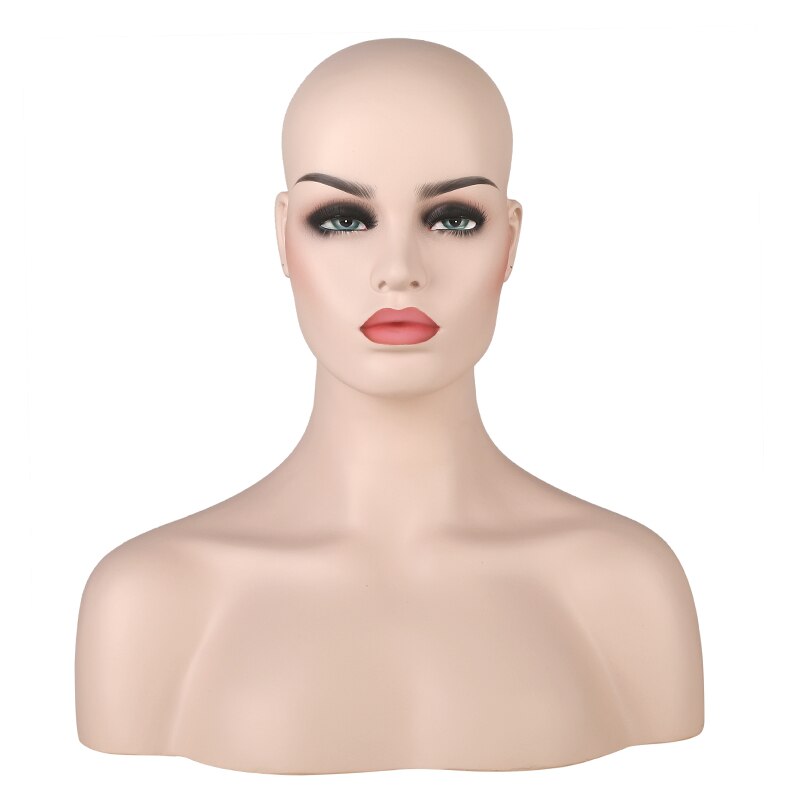 Female Firberglass Mannequin Head With Shoulders F... – Vicedeal