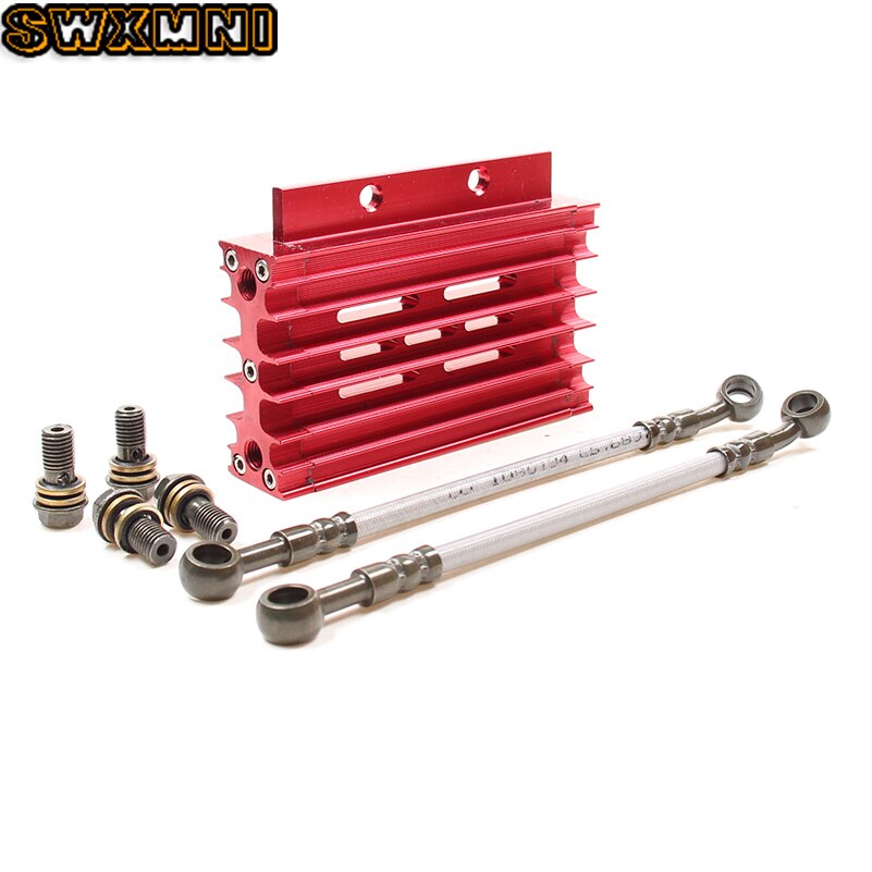 Motorcycle Oil Cooler Oil Radiator Kit Aluminum Al... – Grandado