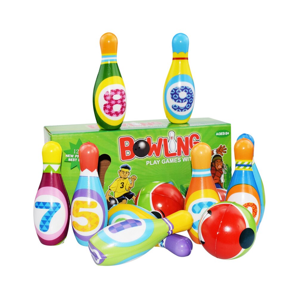 4 Style Solid bowling set toys kindergarten parent... – Grandado
