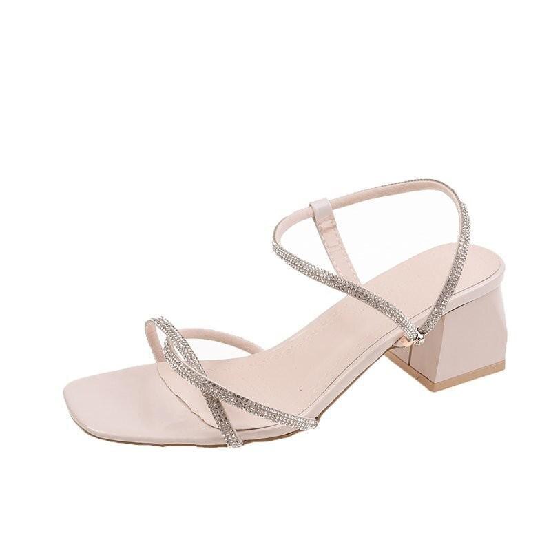 Sandaler kvinnlig sko block skor dam dam chunky me... – Vicedeal