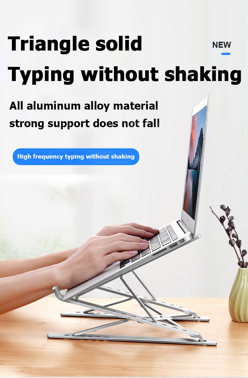 Lightweight Laptop Cooling Stand Aluminum Alloy Ve... – Vicedeal