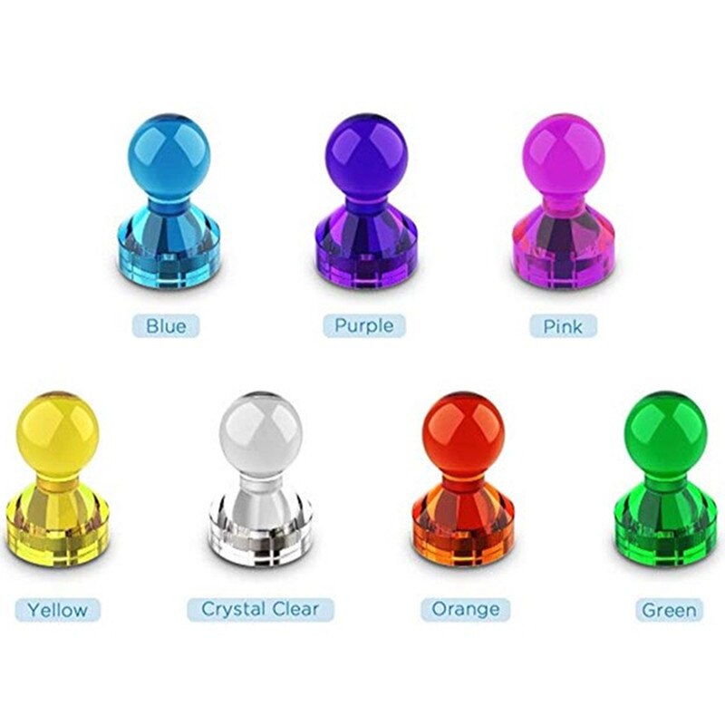 7 farbe Magnetische Push-Pin Starke Neodym Kegel M... – Grandado