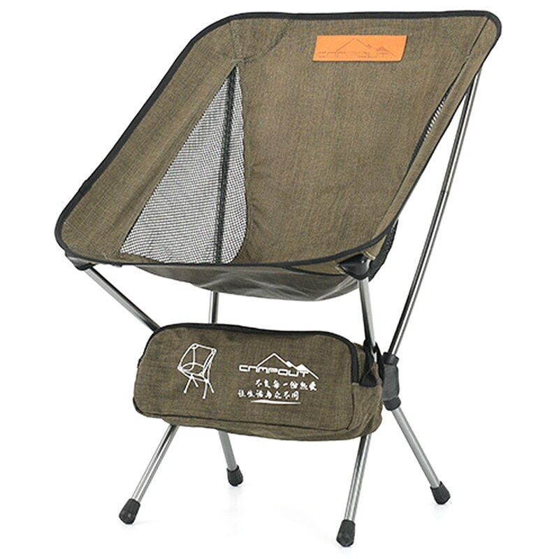 CAMPOUT Double Tube Aluminum Alloy Moon Chair Port... – Grandado