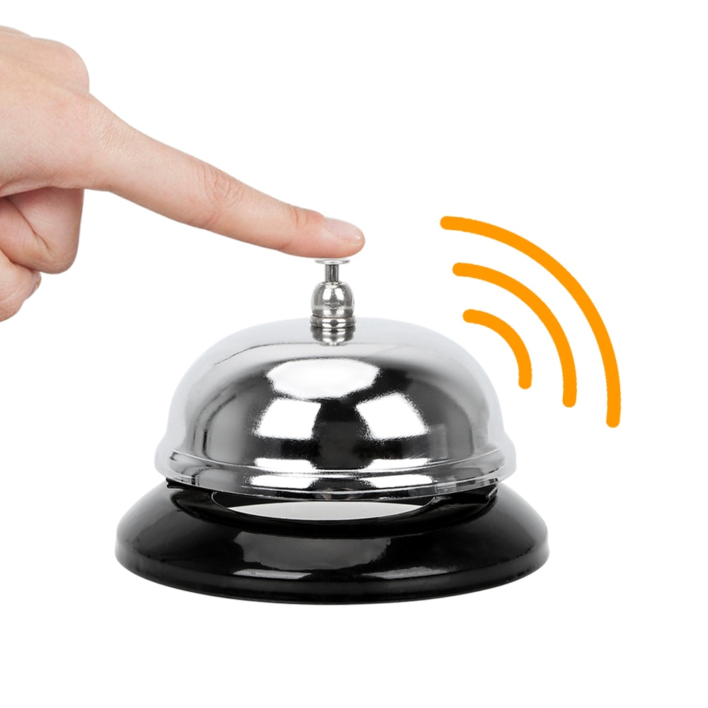 Hotel Counter Reception Dishes Passing Bell Restau... – Grandado