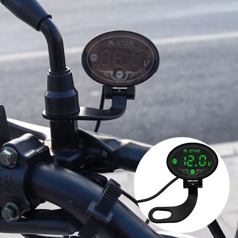 Digital Voltmeter DC 9V to 24V Digital Voltmeter V... – Grandado
