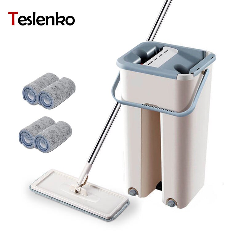 Magic Microfiber Cleaning Mops Gratis Hand Mop Met... – Grandado